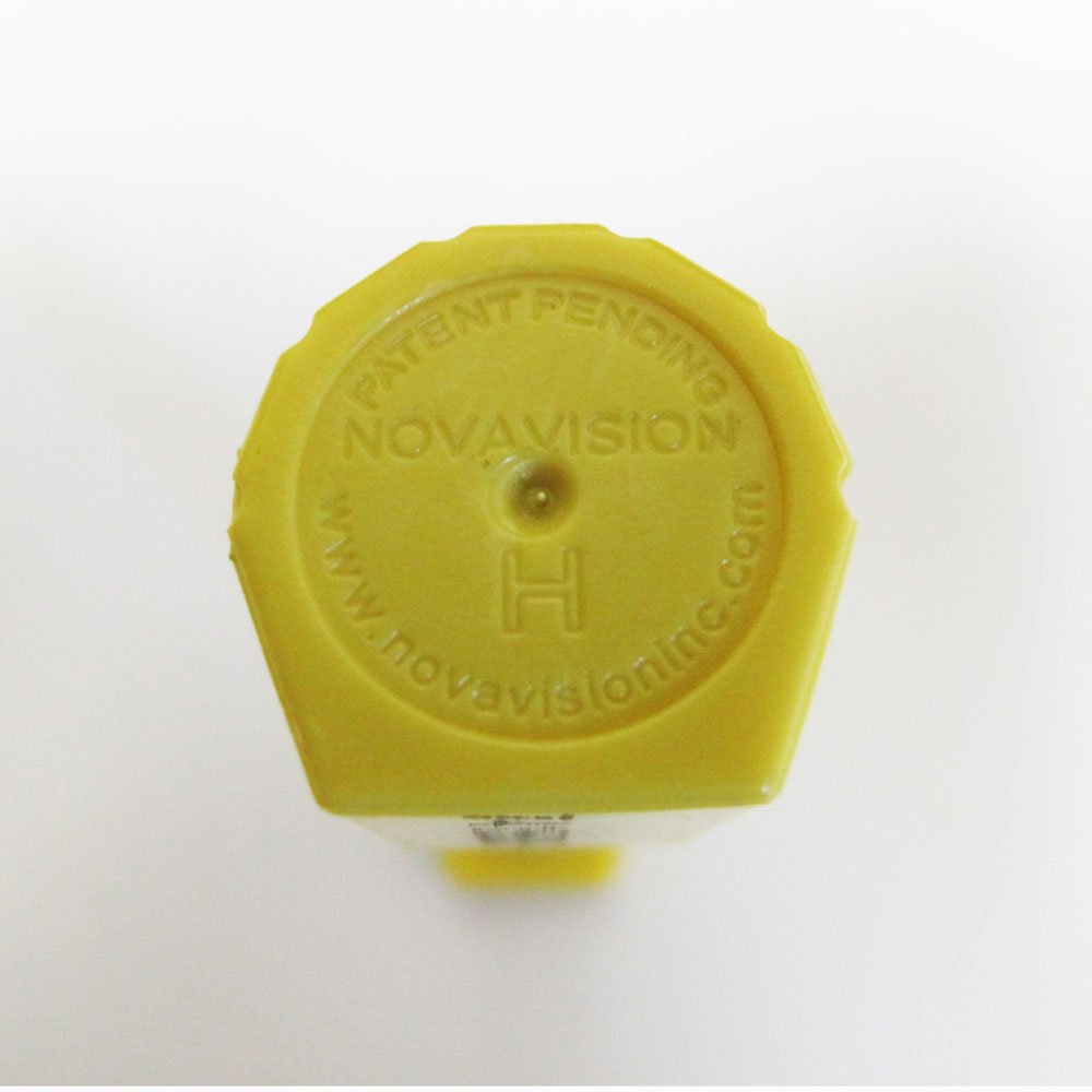 NovaVision Brand Bolt Seal for Cargo Containers and Truck Trailers, Yellow (10 Pack)