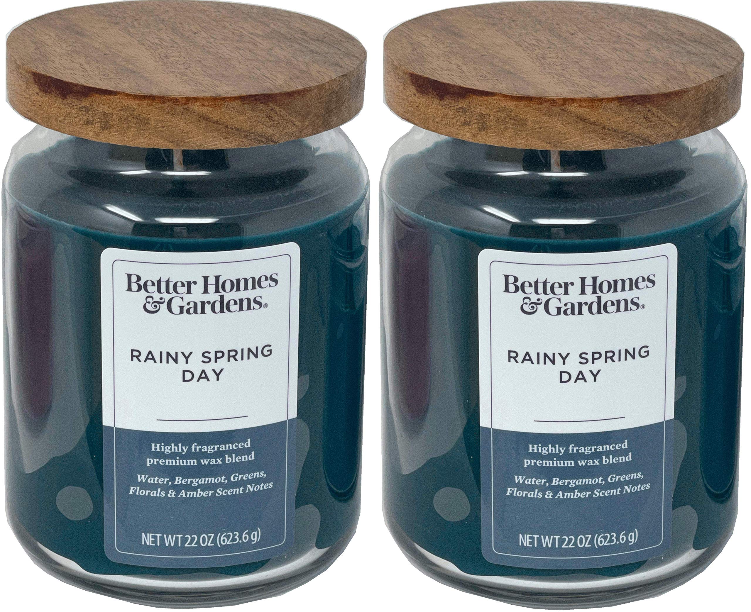 Better Homes Gardens 22oz Scented Candle, Rainy Spring Day 2-Pack