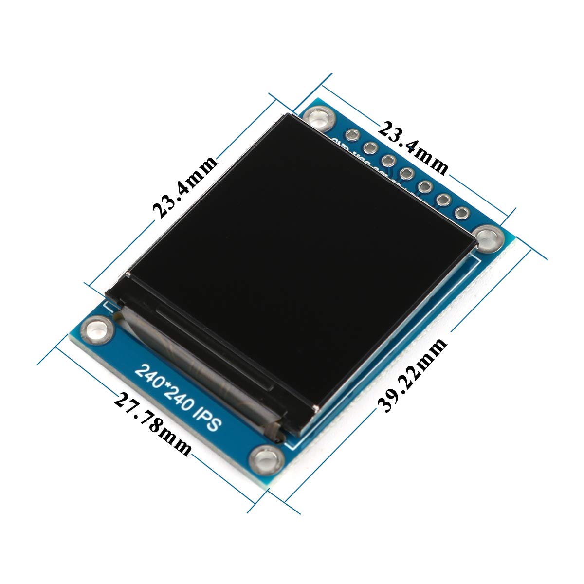 MakerFocus TFT LCD Screen Display 1.3inch TFT LCD Module, 240x240 IPS 65K Full Color 3.3V with SPI Interface ST7789 IC Driver, 51 STM32 Ar duino Routines for DIY