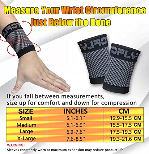 AMZAM Compression Wrist Sleeve - Medical Wrist Support for Men &Women-Improve Circulation and Recovery, Help Relieve Sore Muscles