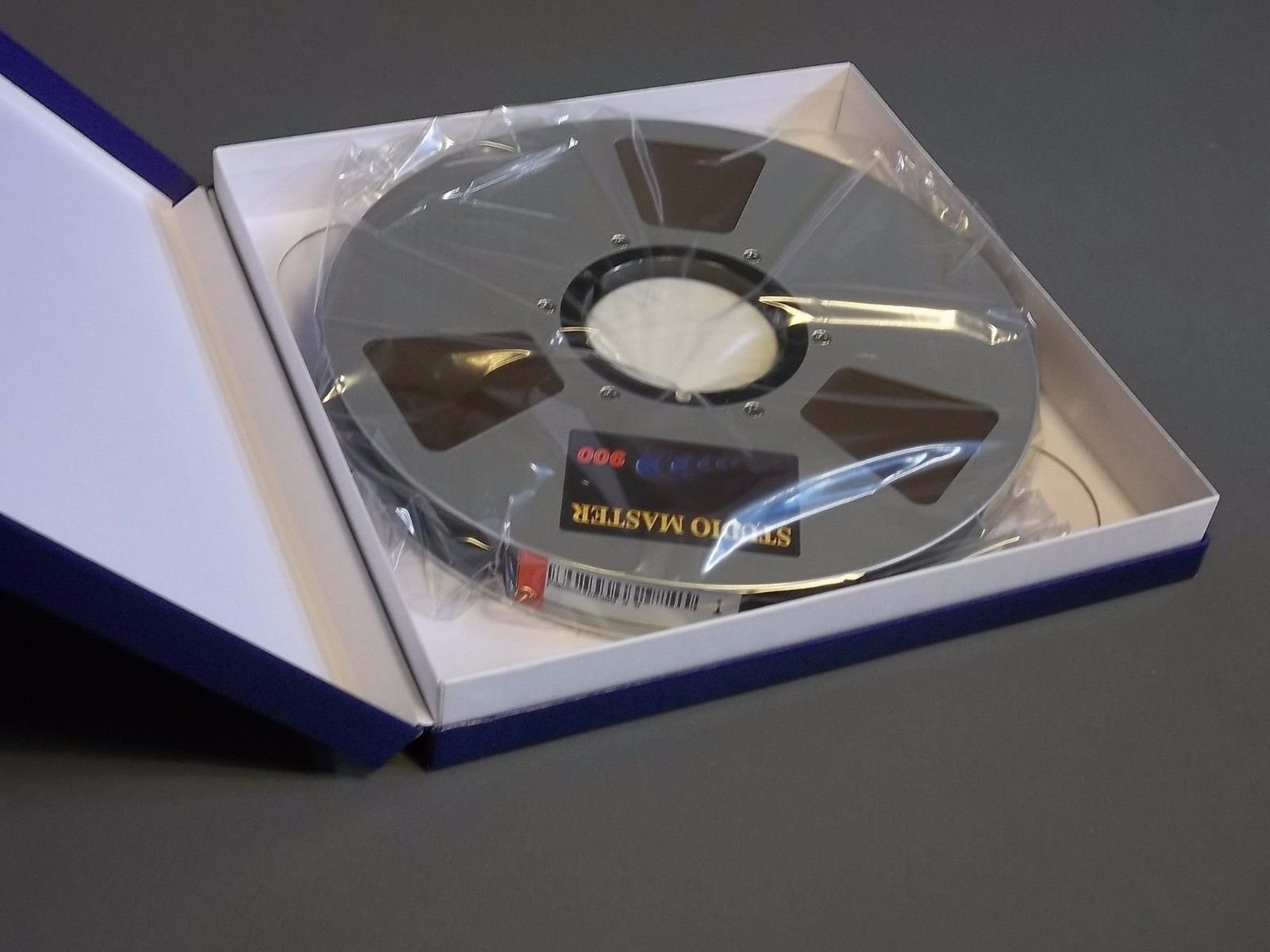 NEW RTM PYRAL BASF SM900 1" 2500' 762m 10.5" Prec. Reel NAB Hinged Box RMG/EMTEC Studio Mastering Tape R34820