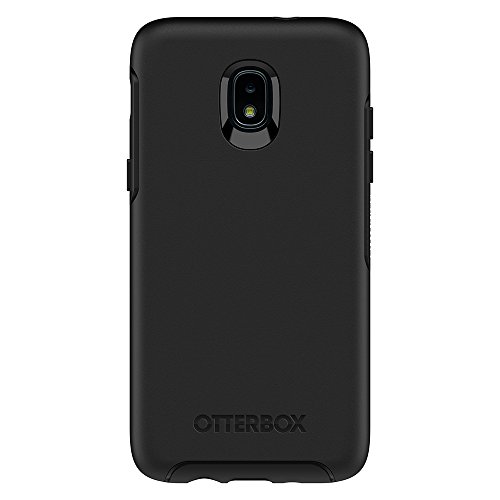 OtterBox Symmetry Series Case for Samsung Galaxy J3/J3 (2018)/J3 V 3rd gen/J3 3rd gen/Amp Prime 3/J3 Star - Retail Packaging - Black
