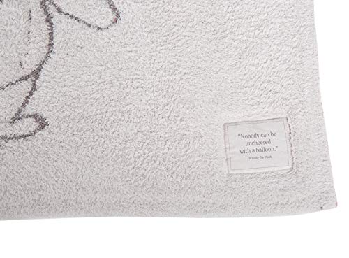 Barefoot Dreams The CozyChic Disney Winnie The Pooh Blanket, Multicolor Throw, Double Layer Jacquard Knit