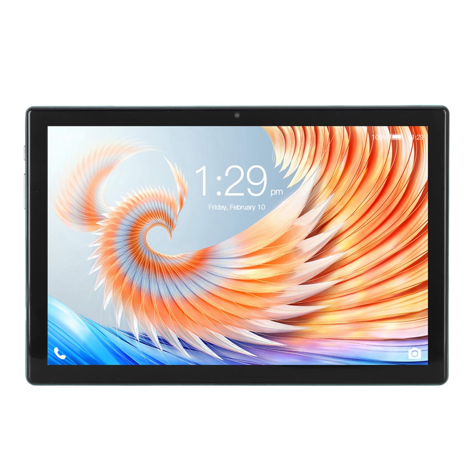 Airshi HD Tablet, 10.1 Inch FHD Octa Core CPU Green Gaming Tablet Dual Camera for Travel (US Plug)