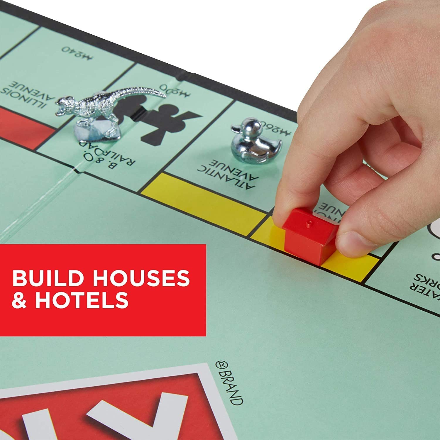 Classic Monopoly Now with Cat, Duck,& Dinosaur