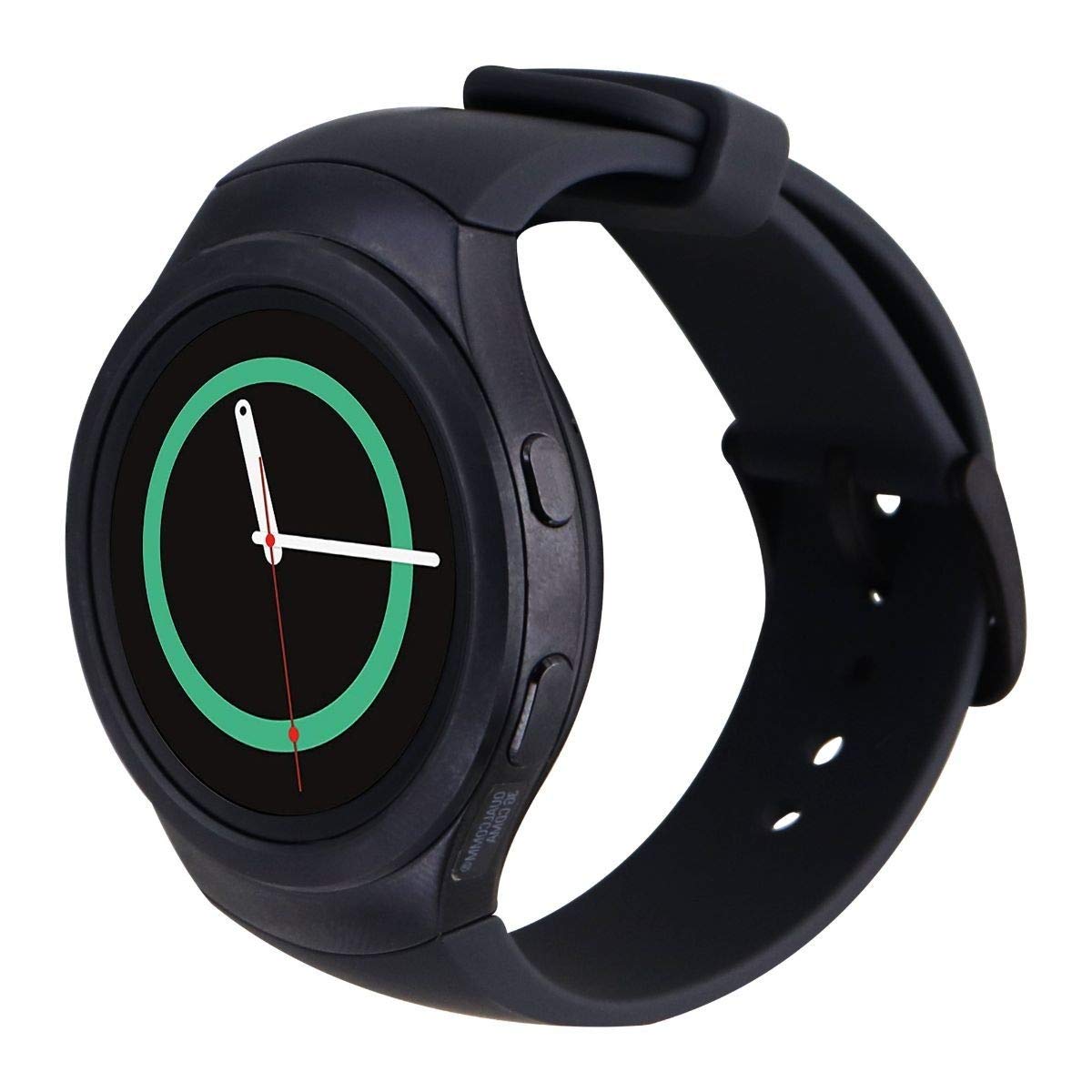 Samsung Galaxy Gear S2 Smartwatch SM-R730V 4G (Verizon) with Large Rubber Band - Renewed , Heart Rate Monitor(Dark Gray)