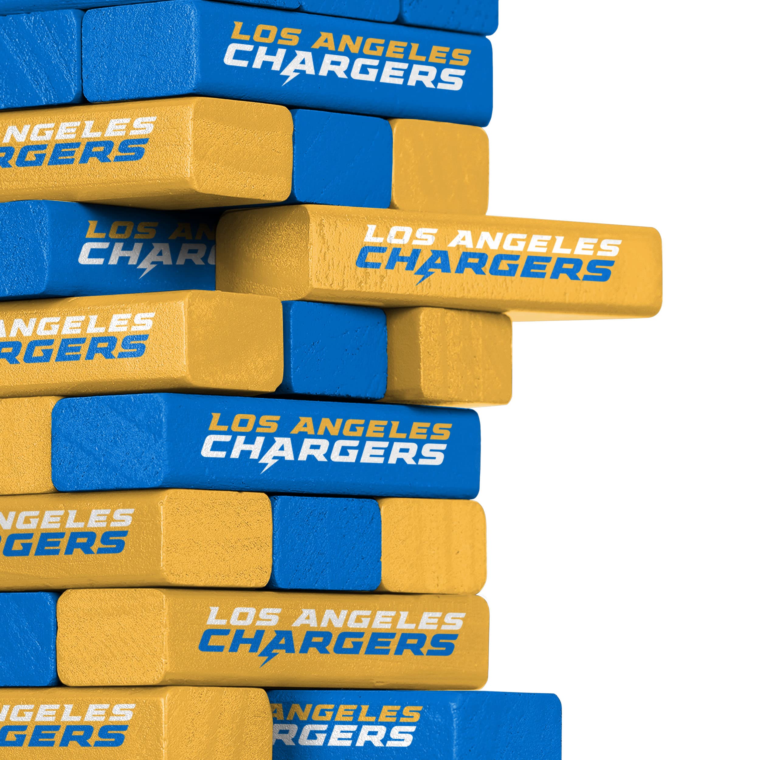 FOCO Unisex-Adult NFL Logo Stackable Blocks Game, Team Color, 9-588