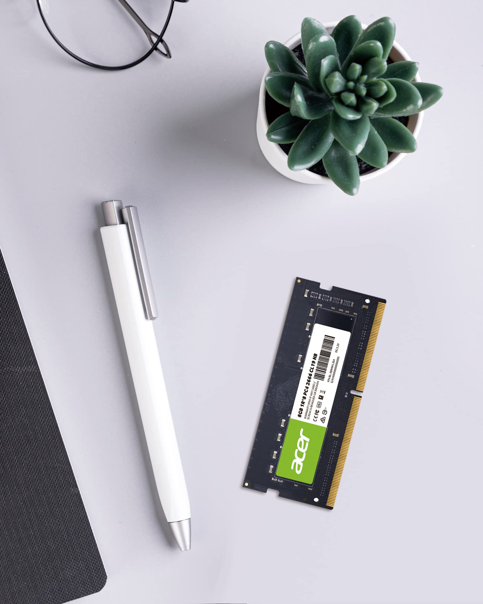 acer SD100 16GB RAM DDR4 (1x16GB) Laptop Ram 2666 MHz SODIMM PC4-2500 CL19 Memory 1.2v - BL.9BWWA.210