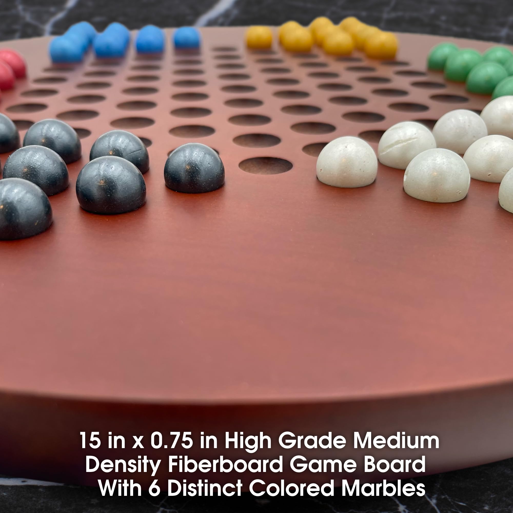 CHH 15" Jumbo Chinese Checkers with Marbles