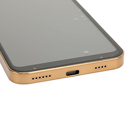 Zunate I13 Pro Max Unlocked Smartphone, 6.1in IPS Ultra HD 4G Mobile Phone with 4GB 128GB, 4000mAh, 8MP 16MP, Face Recognition, GPS, Senior Phone for Android 11(Gold)