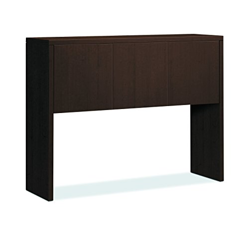 HON Stack-On Hutch 48"W Desk, Mocha
