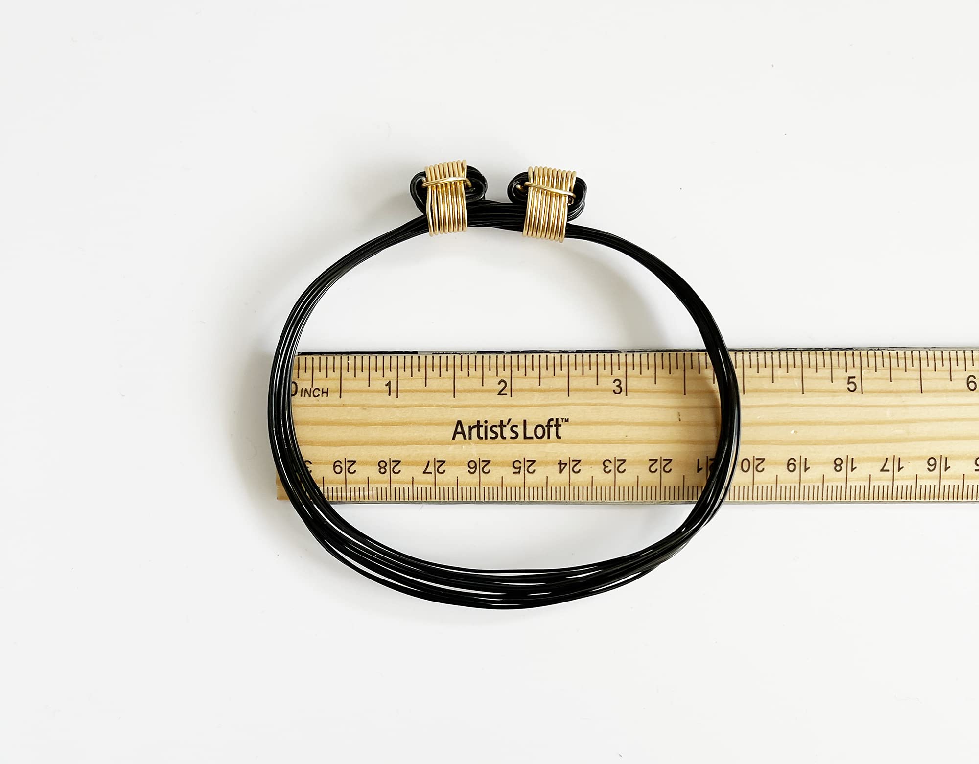 African Elephant Knot Bracelet - 2 Knot BLACK and GOLD Color Metal V2 made in Zimbabwe,2knotblkngoldv1