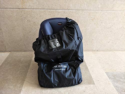 UMJWYJ Car Seat Bag Large Gate Check Travel Luaage Bag with Backpack Shoulder Straps, Lightweight Car Seat Storage Bag Stroller Carrier for Airplanes Trains