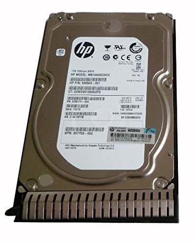 HP 695503-001 HP 1TB 7.2K 6G MDL LFF SATA SC Hard Drive