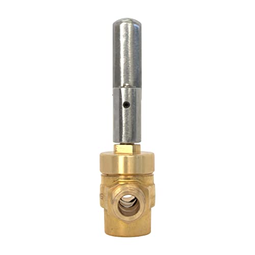 Endurance Pro WR-GV Wok Gas Valve with Handle for Commercial Wok Range, CSA Approved, 1/2" NPT X 1/2" NPT 1/2 PSI, For Jade 4418600000, Imperial 16201620