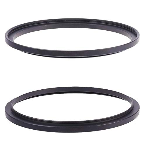 77mm-82mm and 72mm-77mm Step Up Ring[77mm(72mm) Lens to 82mm(77mm) Filter, Hood,Lens Converter and Others], Fire Rock Aerometal Camera Lens Filter Adapter Ring-1+1 Packs
