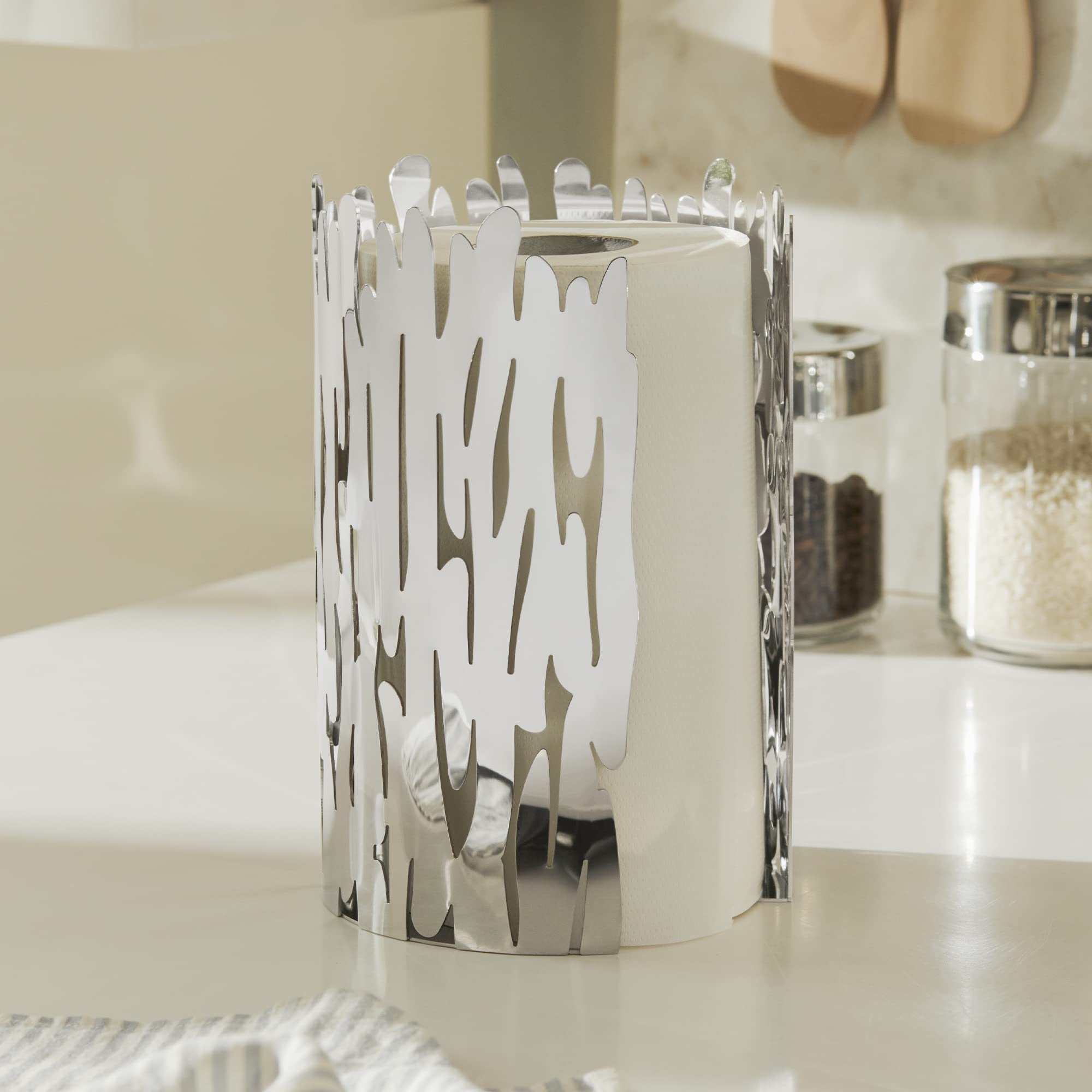 Alessi BM04 Barkroll Kitchen roll holder, One size, steel