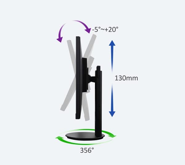 ViewSonic 27" W, IPS, Wqhd 2560 X 1440, 5ms Response Time, 50m:1, 178 Degrees, Wall Mount Vesa 100x100mm, Ac 100-240v, 3 Yrs