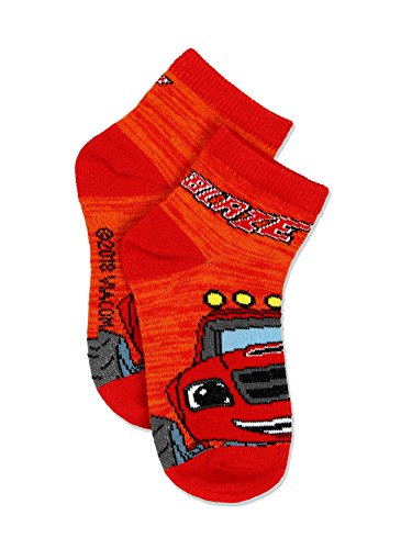Nickelodeon Blaze and the Monster Machines Toddler Boys 6 pack Socks (Small (4-6), Multi)