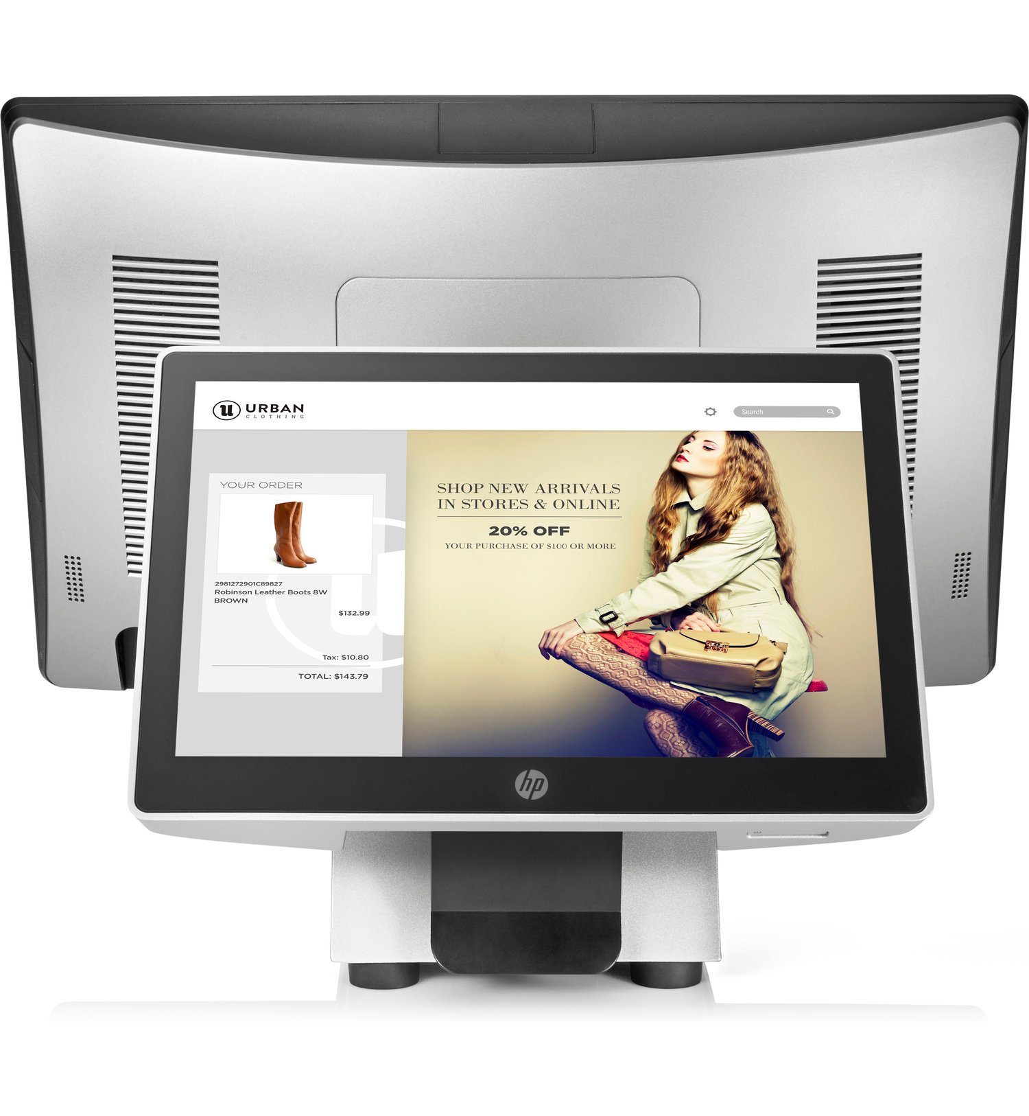 HP L7010t 10.1-inch Retail Touch Monitor, No Stand or Cables (Renewed)
