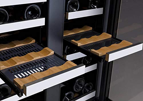 Allavino FlexCount VSWR36-2SSFN - 36 Bottle Dual Zone Wine Refrigerator with French Doors