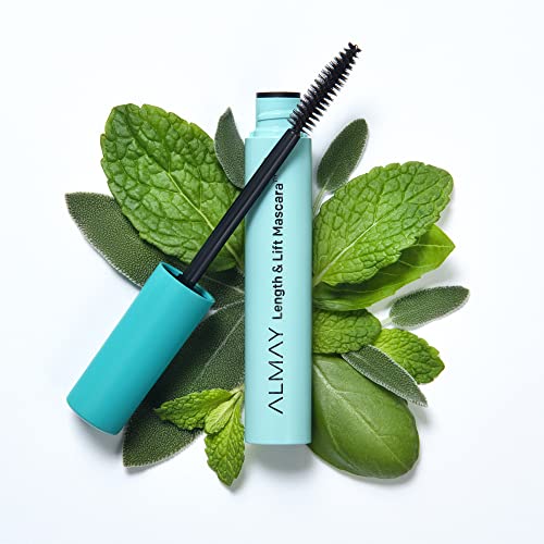 Almay Lenghthening Mascara,Volume & Lift, Eye Makeup, Hypoallergenic and-Fragrance Free, 020 Black Noir, 0.24 Fl Oz