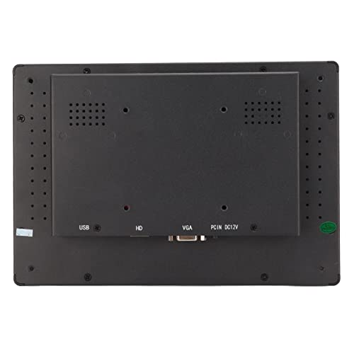 AMONIDA Monitor IPS 10.1 Pouces, Technology IPS Wide View 1280x800 Ecran Tactile 10.1 Pouces IP65 Simple Function for The Home (US Plug)