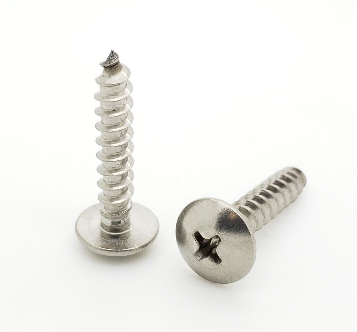 SNUG Fasteners (SNG97) 100 Qty #10 x 1 Truss 304 Stainless Phillips Head Wood Screws