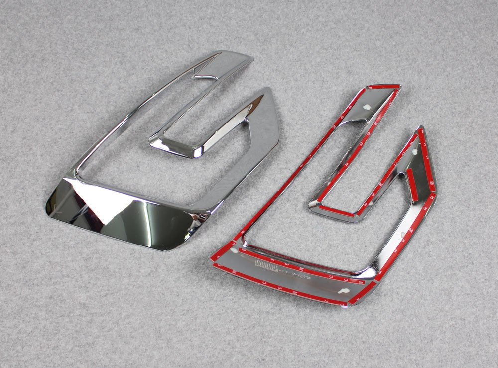 ABS Chrome Car Front Fog Light Lamp Cover Trim Trims Fit For Ford Explorer 2015 2016 2017