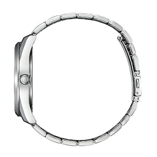 Citizen Men's Quartz Dress Watch with Stainless Steel Strap, Silver-Tone, 20 (Model: BI1031-51X)