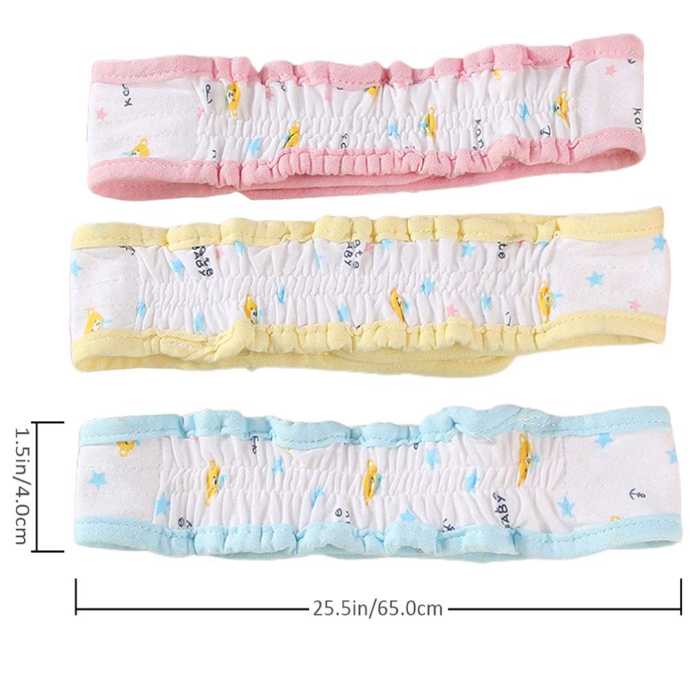 Tomaibaby 3pcs Diaper Buckle Adjustable Cute Infant Toddler Diaper Fixed Belt Buckle Replacement Diaper Needles Replaces Diaper Pins for Baby(Random Pattern)