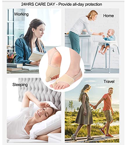 Bunion Corrector, Bunion Pain Relief Splint, Big Toe Straightener Pain Relief for Women & Men, Day Night Support