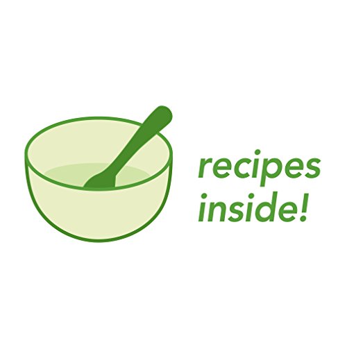 green sprouts Fresh Baby Food Mill - Easily Purees Food for Baby, Separates Seeds & Skins, Compact Size, No Batteries or Electricity Needed, Dishwasher Safe