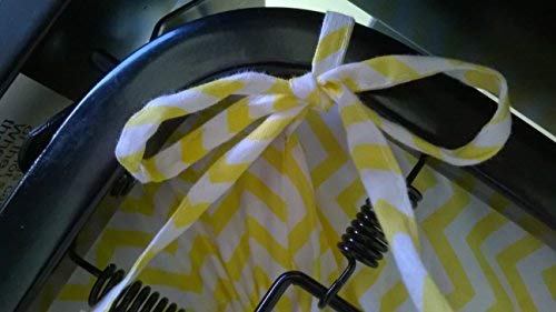 Pull-Proof Toddler Fitted Crib Sheet with Ties, Gray with Yellow Stars