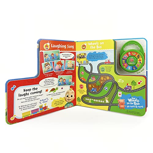 CoComelon Favorite Sing-Along Songs - Children's Deluxe Music Player Toy and Board Book Set, Ages 1-5