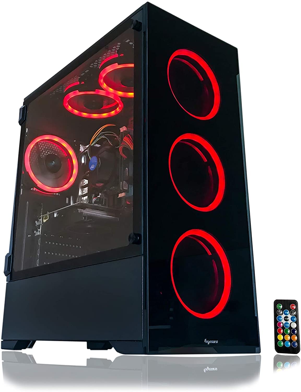 Alarco Gaming PC Desktop Computer Intel i7 3.40GHz,16GB Ram,1TB Hard Drive,Windows 10 pro,WiFi Ready,Video Card Nvidia GTX 750 4GB, 6 RGB Fans with Remote