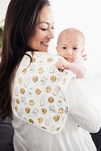 Copper Pearl Baby Burp Cloth Large 21''x10'' Size Premium Absorbent Triple Layer 3-Pack Gift Set “Chip Set