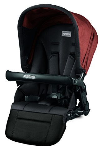 Peg Perego Pop-Up Seat for Triplette Stroller - Compatible with The Triplette, Duette, and Team Strollers - Made in Italy - Terracotta