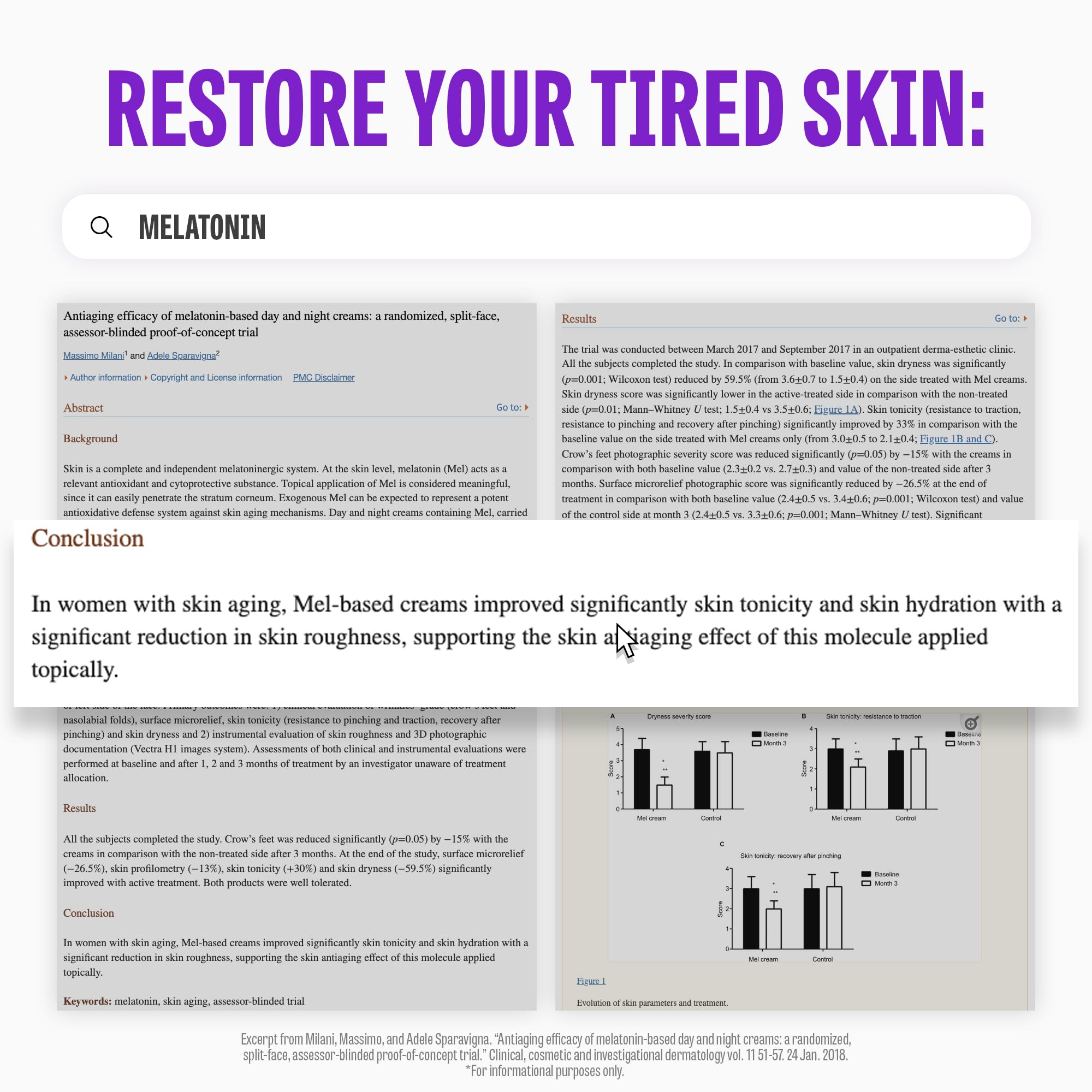 MAXCLINIC Time Return Melatonin Cream | Face Brightening Cream & Face Moisturizer for Dry Skin | Relaxing Face Cream for Women & Men | Melatonin Face Cream for Resilient Skin, 0.88 oz