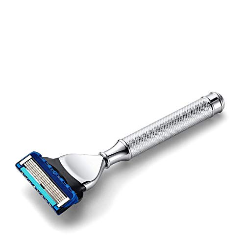 The Art of Shaving Fusion chrome engraved razor, .27 lb.