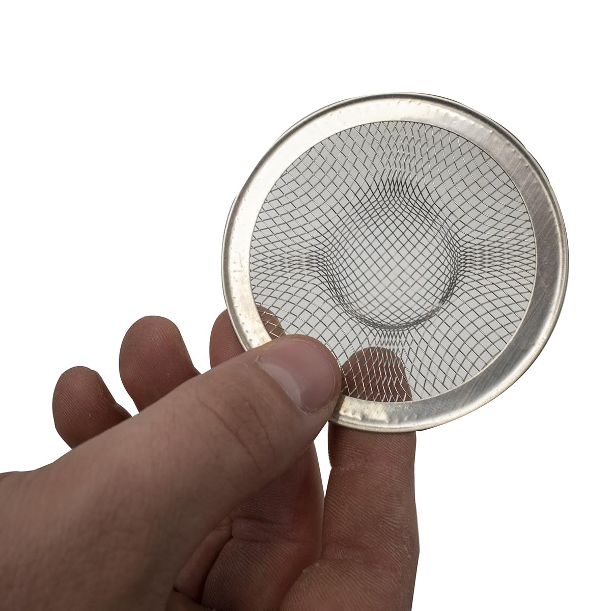 Treasure Gurus Stainless Steel Metal Kitchen Sink Basin 2pc Filter Set Strainer Stopper Bath Tub Hair Catcher Drainer