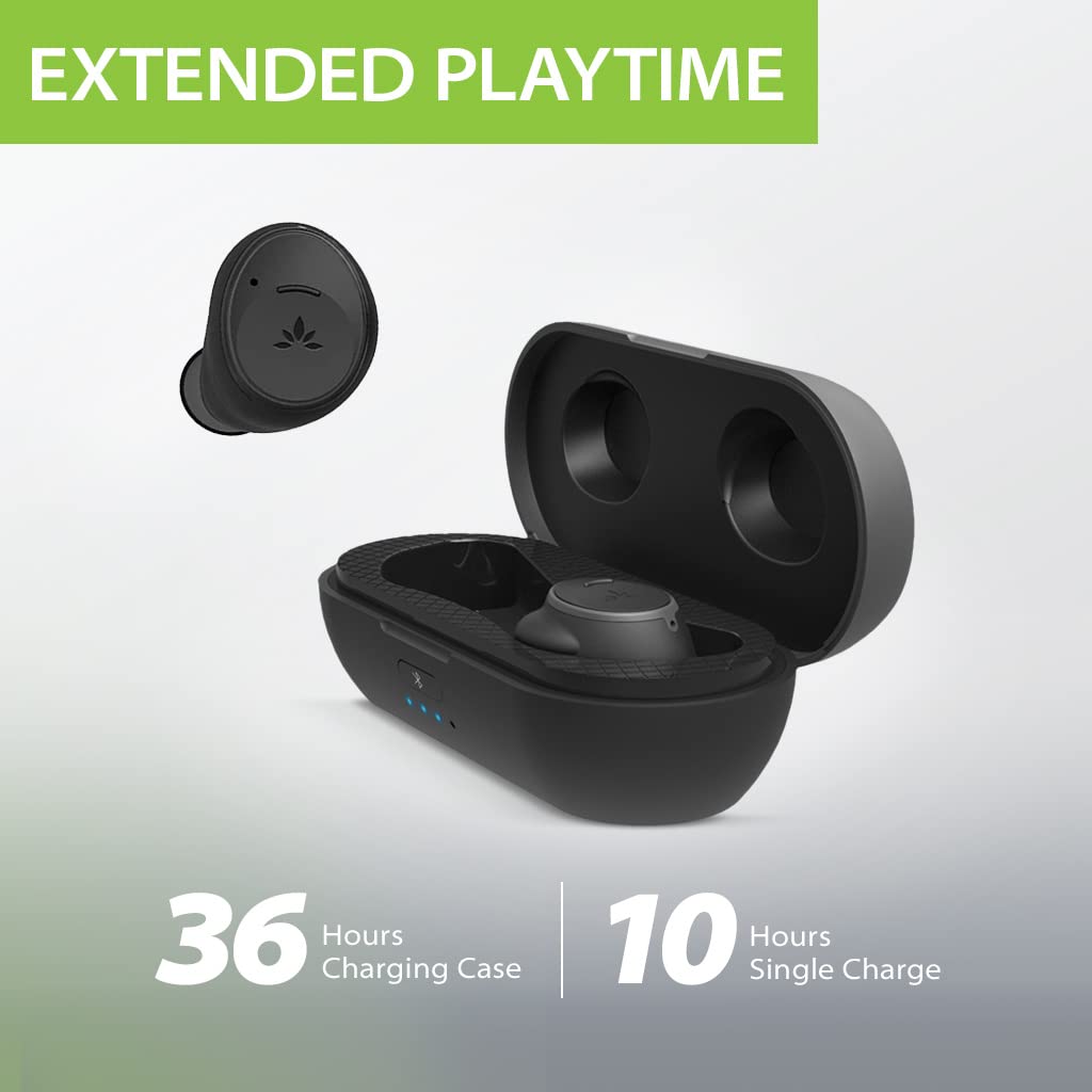 Avantree Ace M10 - Wireless Earbuds for PC Laptop Computer with USB Adapter, Bluetooth 5.2, Noise Cancelling Mic for Clear Calls, Connecting with Phones for Music, aptX Adaptive, 36Hrs