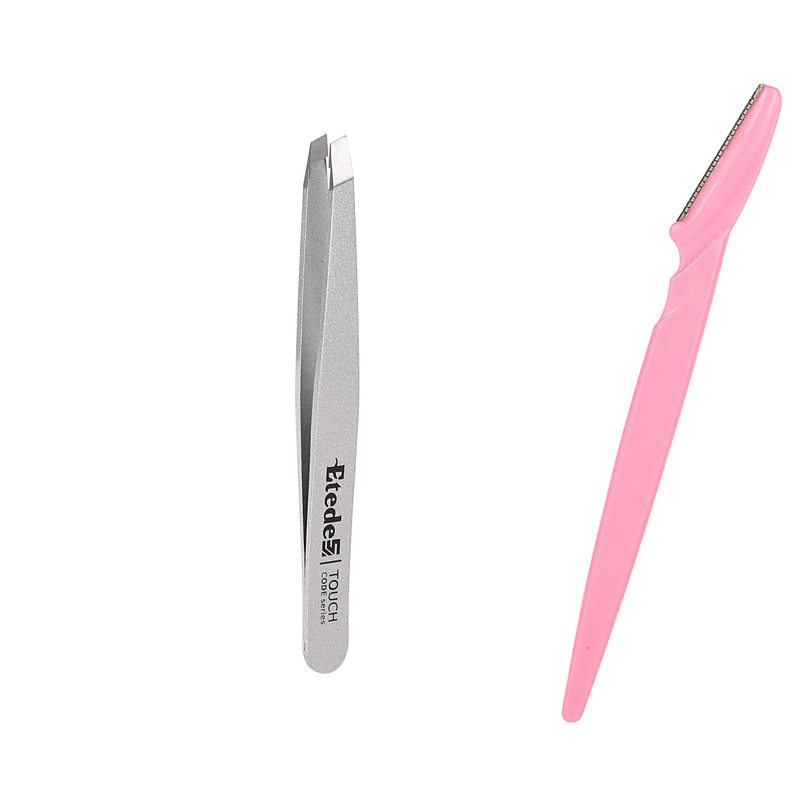 Slant Tweezer,Stainless Steel Eyebrow Tweezer,Best Precision for Facial Hair,Ingrown Hair,Splinter and All Hair Removal