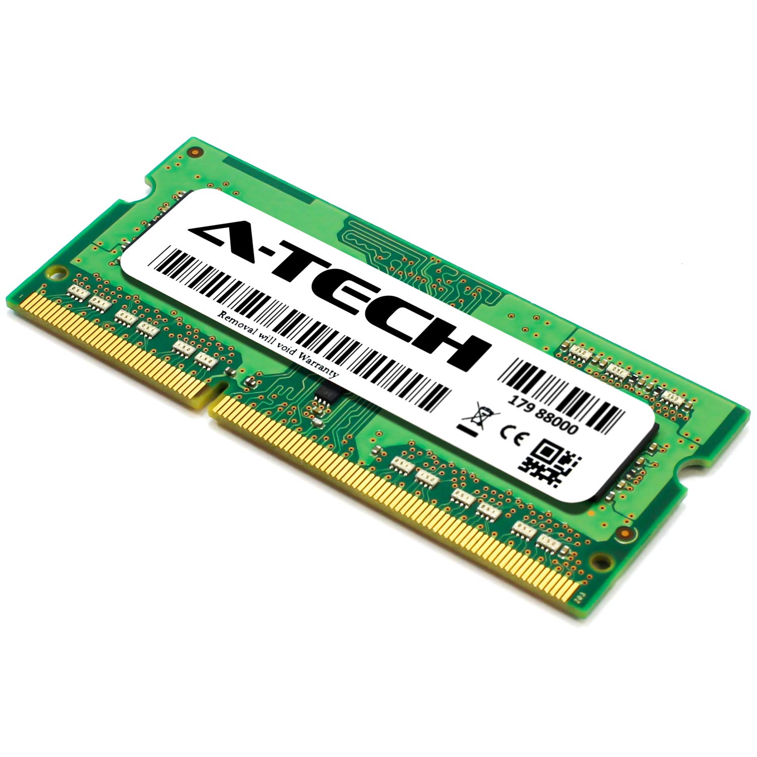 A-Tech 4GB RAM Replacement for Synology RAM1600DDR3-4G | DDR3/DDR3L 1600MHz PC3L-12800 SODIMM 1Rx8 1.35V 204-Pin Non-ECC SO-DIMM Memory Upgrade for NAS DiskStation & RackStation