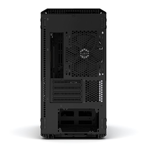 Phanteks (PH-ES314ETG_BK) EVOLV mATX Tempered Glass Edition Aluminum Exterior RGB LED Illumination Micro Tower Case, Satin Black