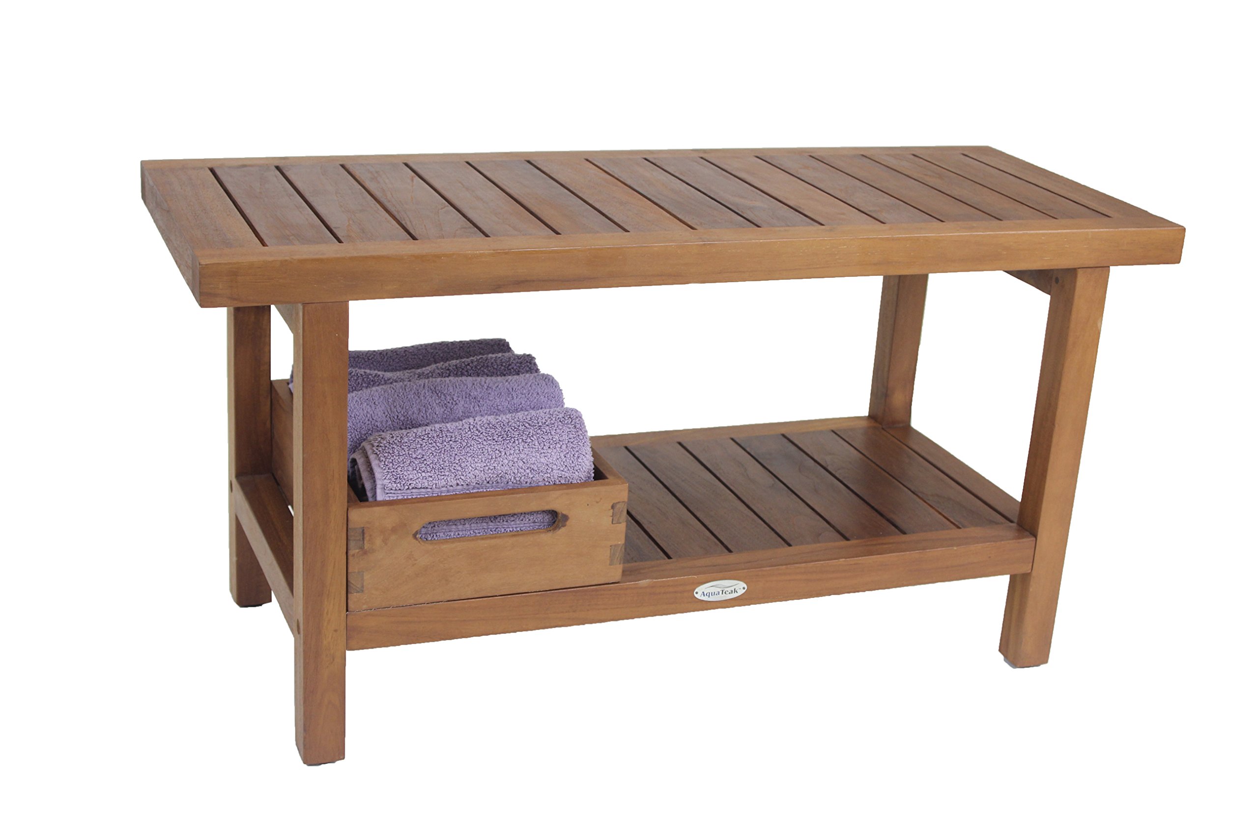 AquaTeak The Original Moa Teak Small Storage Tray