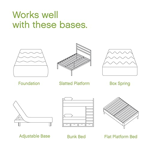 Classic Brands Decker Memory Foam and Innerspring Hybrid 10-Inch Mattress | Bed-in-a-Box Queen