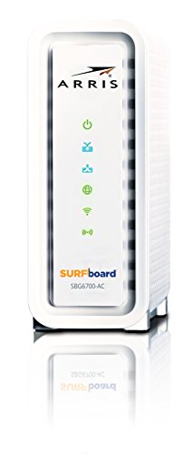 ARRIS Surfboard SBG6700AC-RB DOCSIS 3.0 Cable Modem/Wi-Fi AC1600 Router (Renewed)