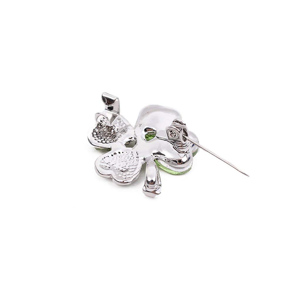 BinaryABC St.Patrick's Day Shamrock Brooch Pins,St.Patrick's Day Costume Accessory Decorations