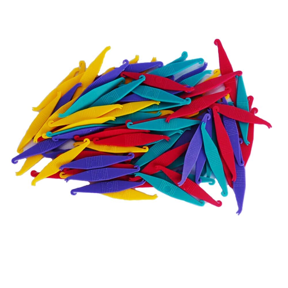 Plasdent EP2004-A Disposable Plastic Ortho Elastic Placers 100/pk Assorted Colors